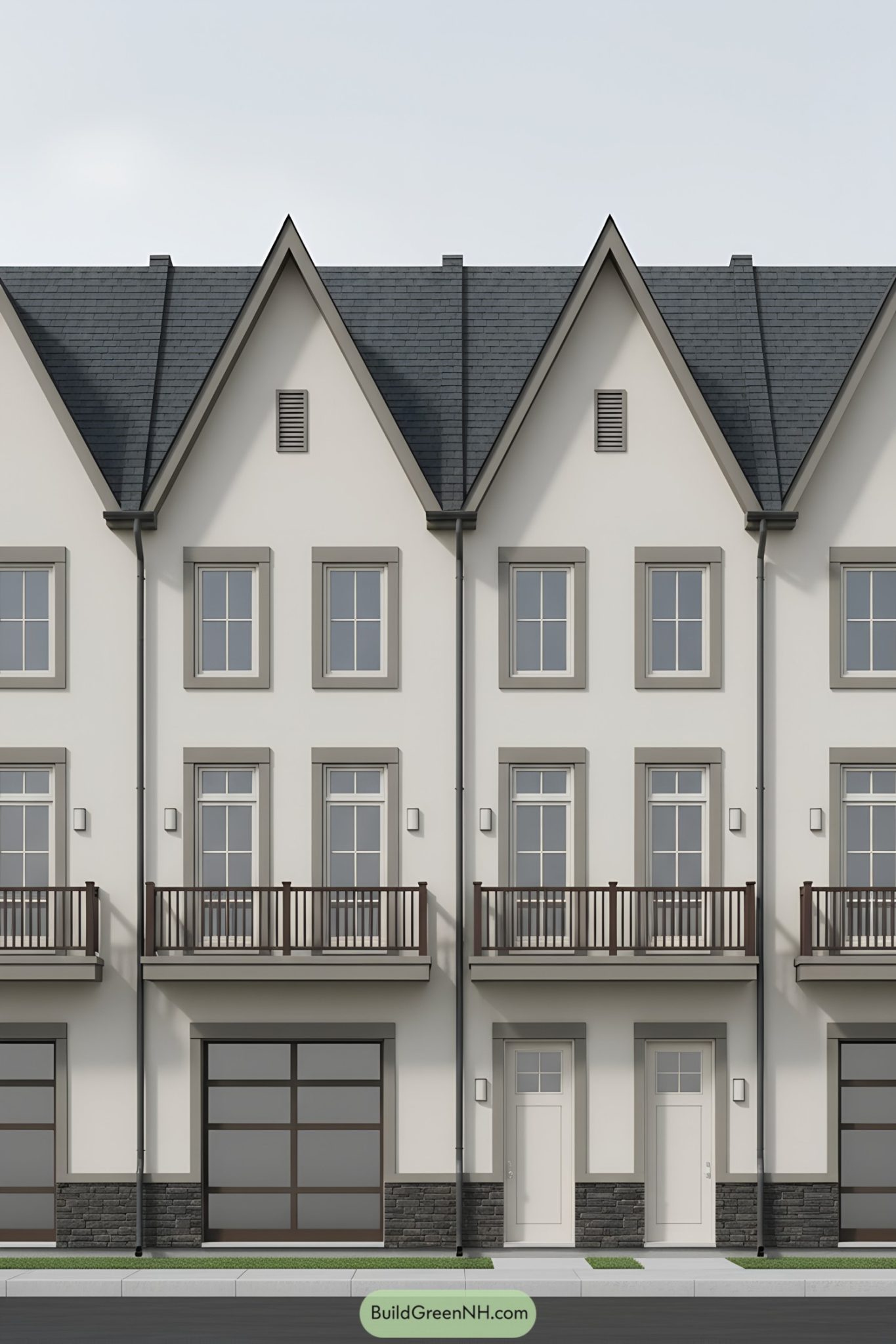 24 Row House Elevation Designs for Balanced Modern Look