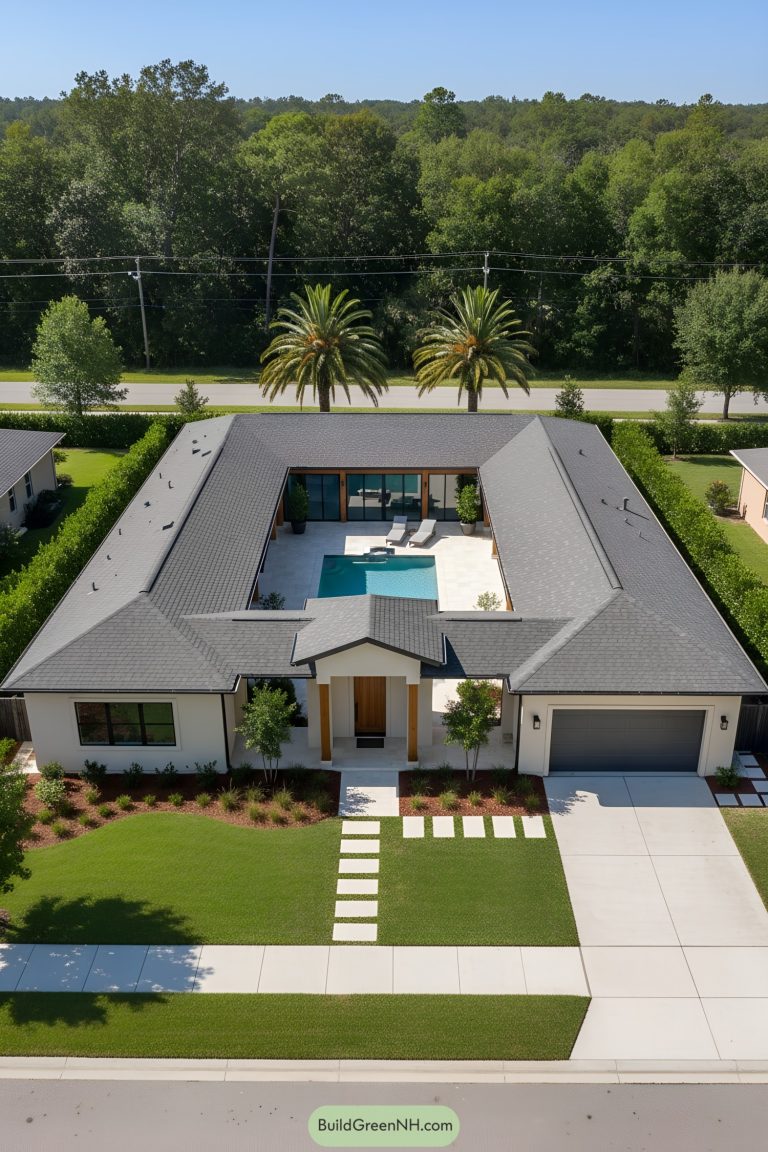 27 U-Shaped Houses With Pools in the Middle