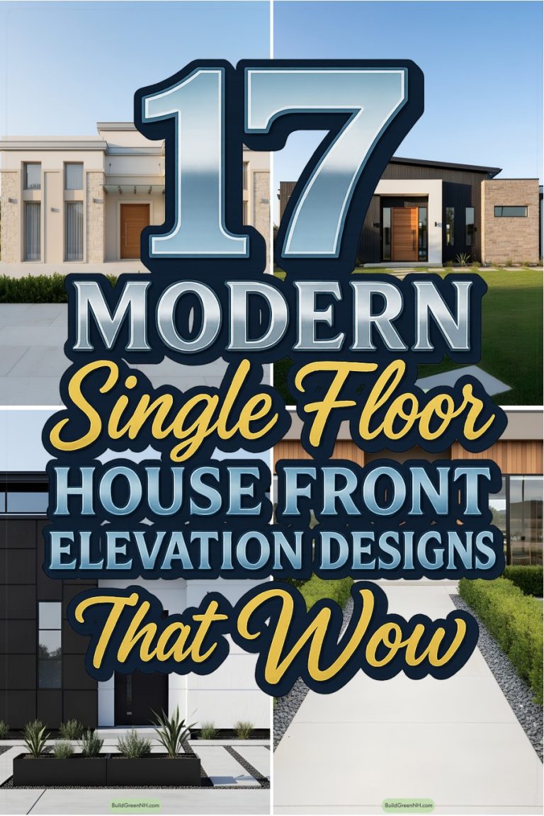 17 Modern Single Floor House Front Elevation Designs That Wow
