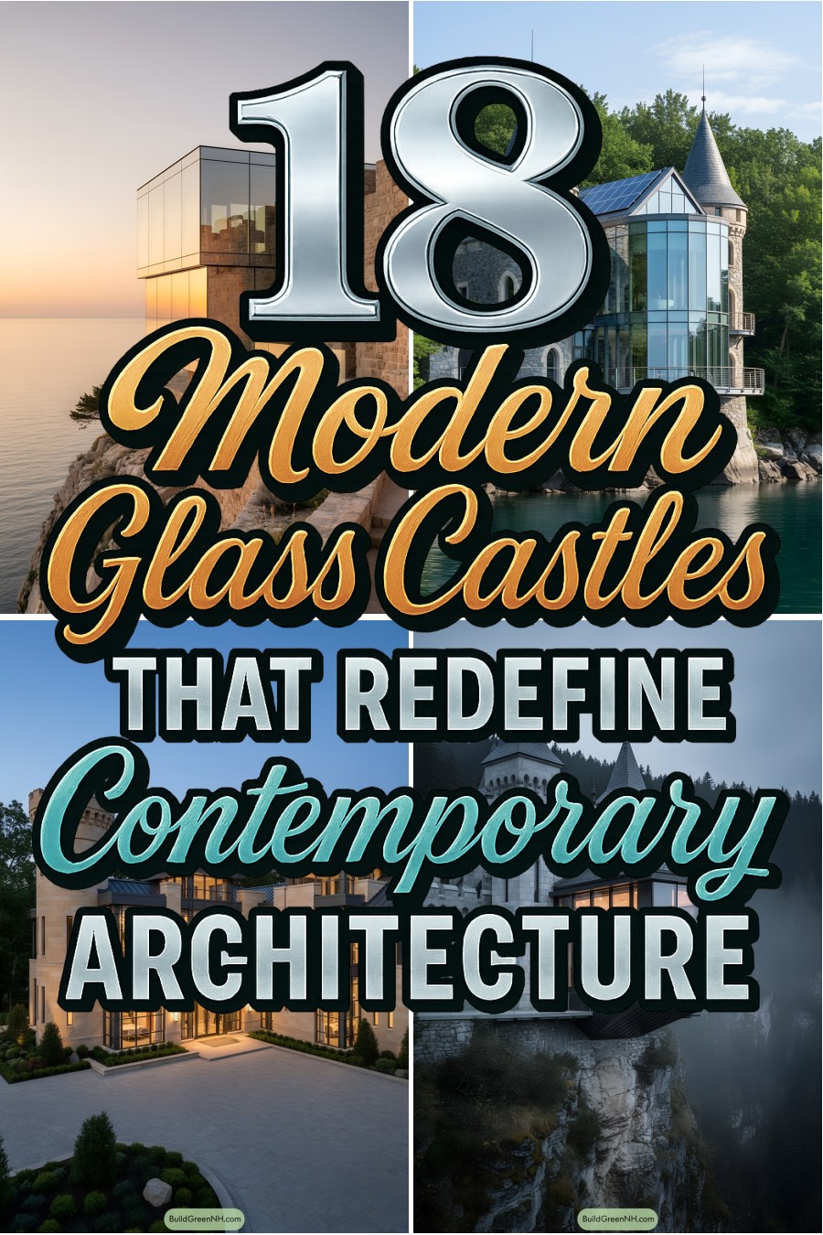 18 Modern Glass Castles That Redefine Contemporary Architecture