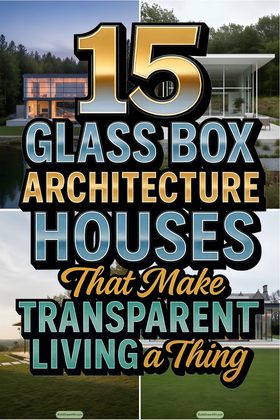 15 Glass Box Architecture Houses That Make Transparent Living a Thing