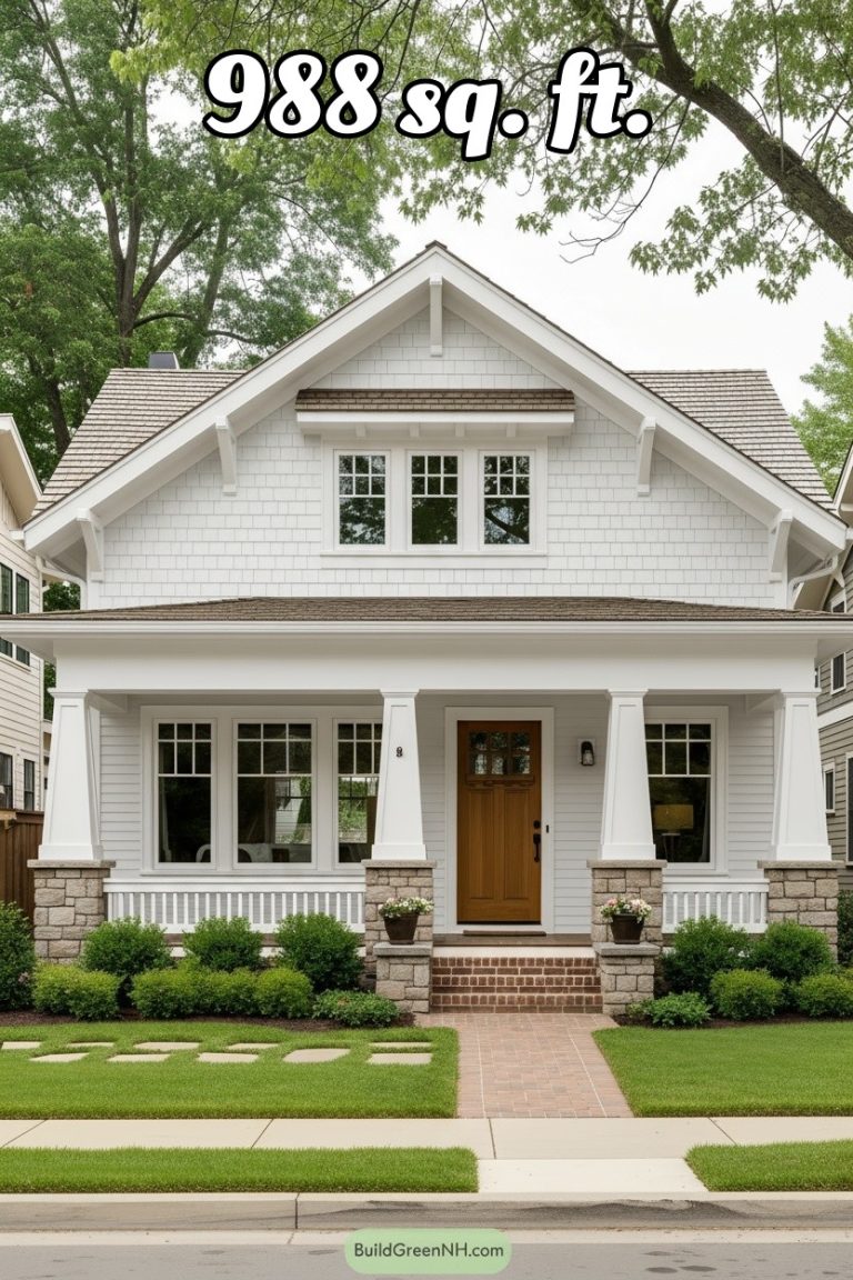 Suburban House Floor Plans: Cozy Corner Cottage