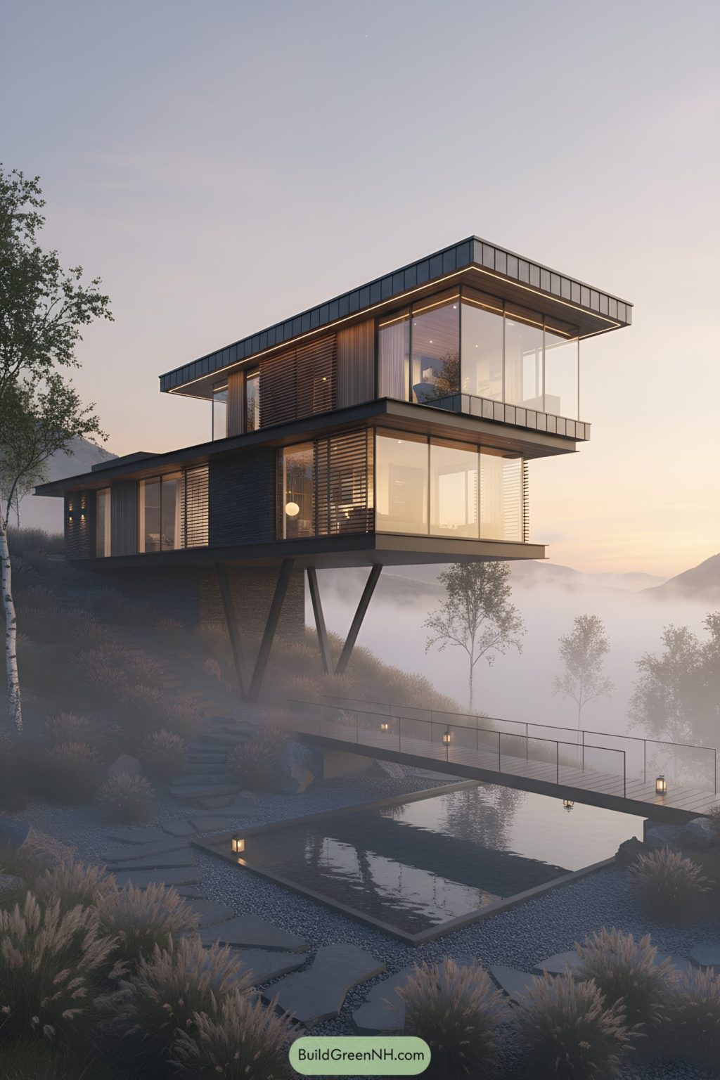 25 Modern Hillside House Designs with a View