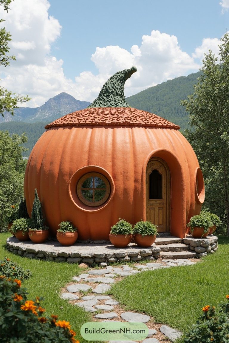 24 Pumpkin Shaped Cabins for Surreal Halloween Inspo