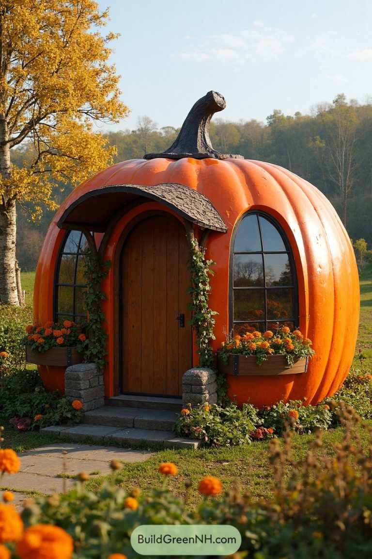 24 Pumpkin Shaped Cabins for Surreal Halloween Inspo