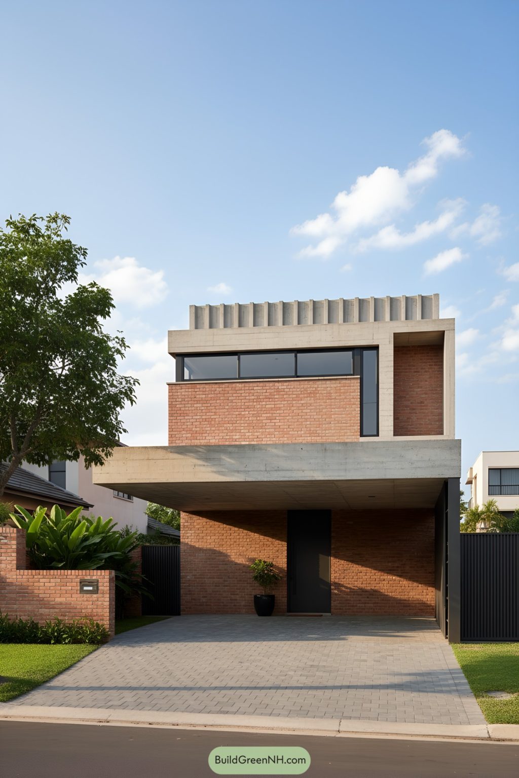 24 Brick And Concrete Houses That Blend Strength and Style