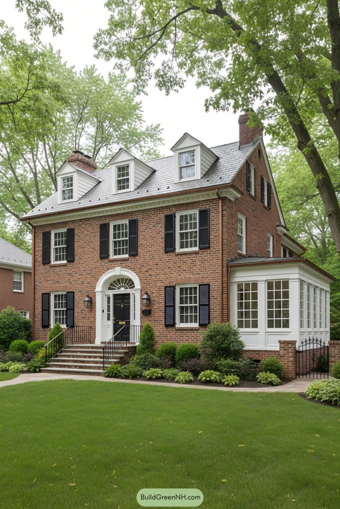 25 Colonial Brick Houses That Stand the Test of Time