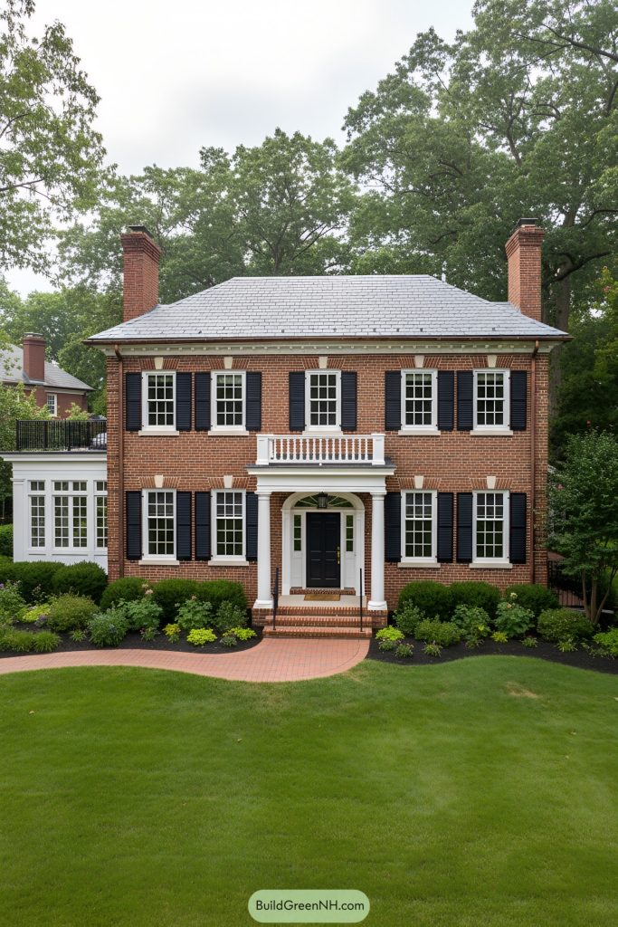 25 Colonial Brick Houses That Stand the Test of Time