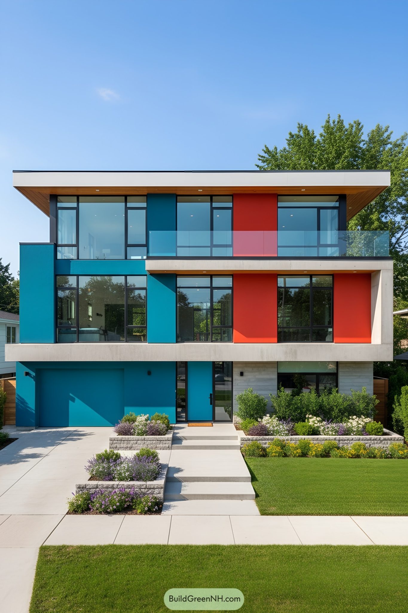 26 Colorful Modern House Facades That Turn Heads