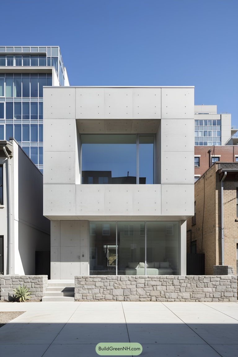 23 Concrete Facade Houses That Rock Their Urban Jungle Look