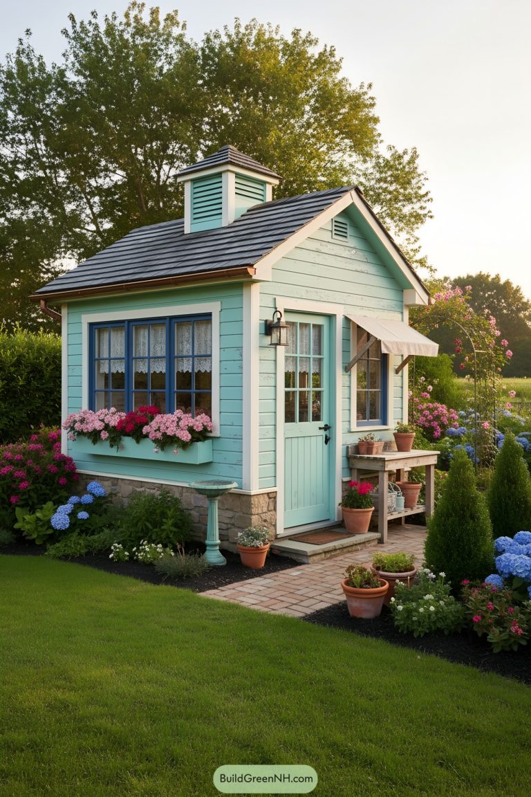 24 Craft Shed Designs for Creative Spaces in Your Backyard
