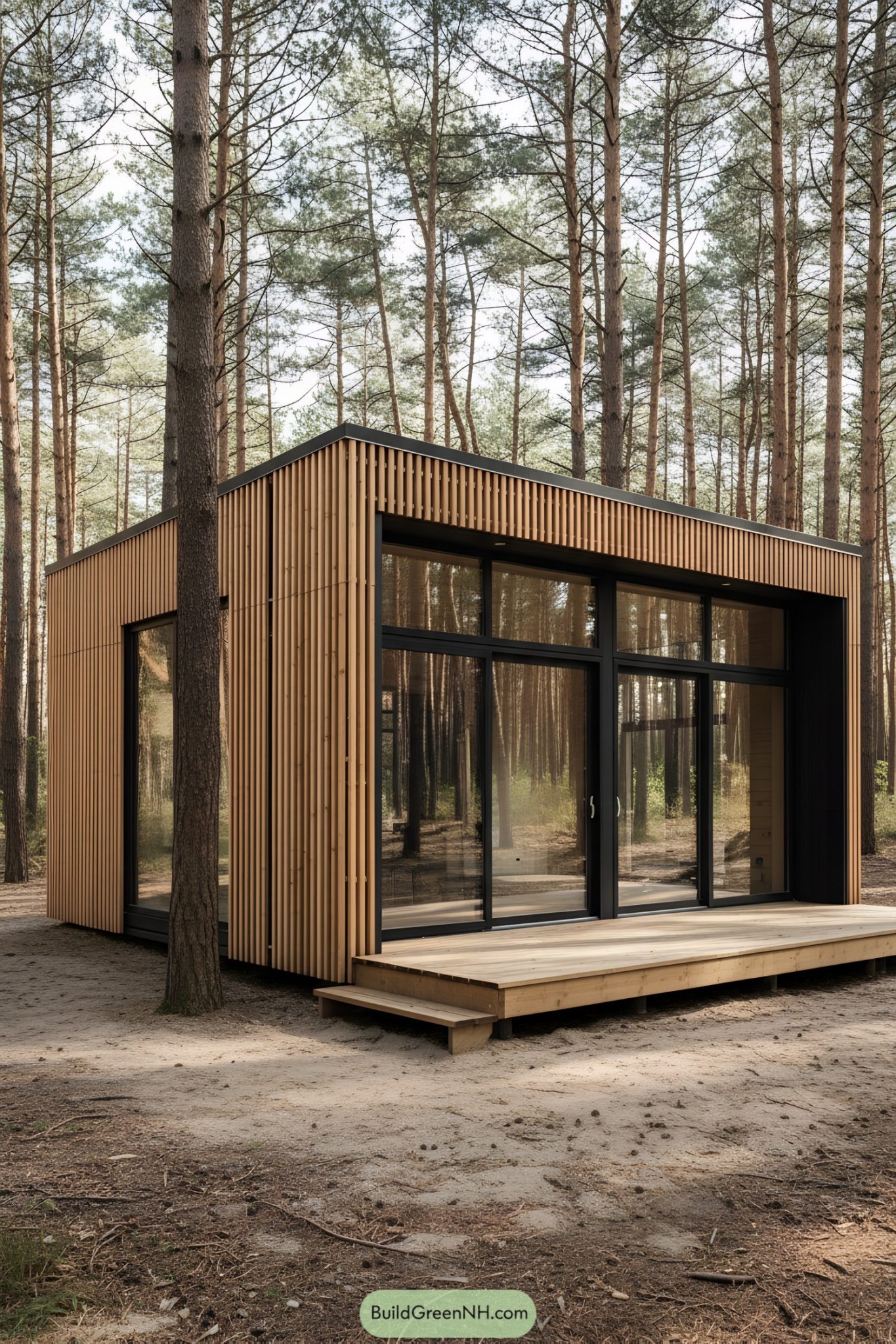 24 Modern Cabin Wooden Facade Designs With Intricate Patterns