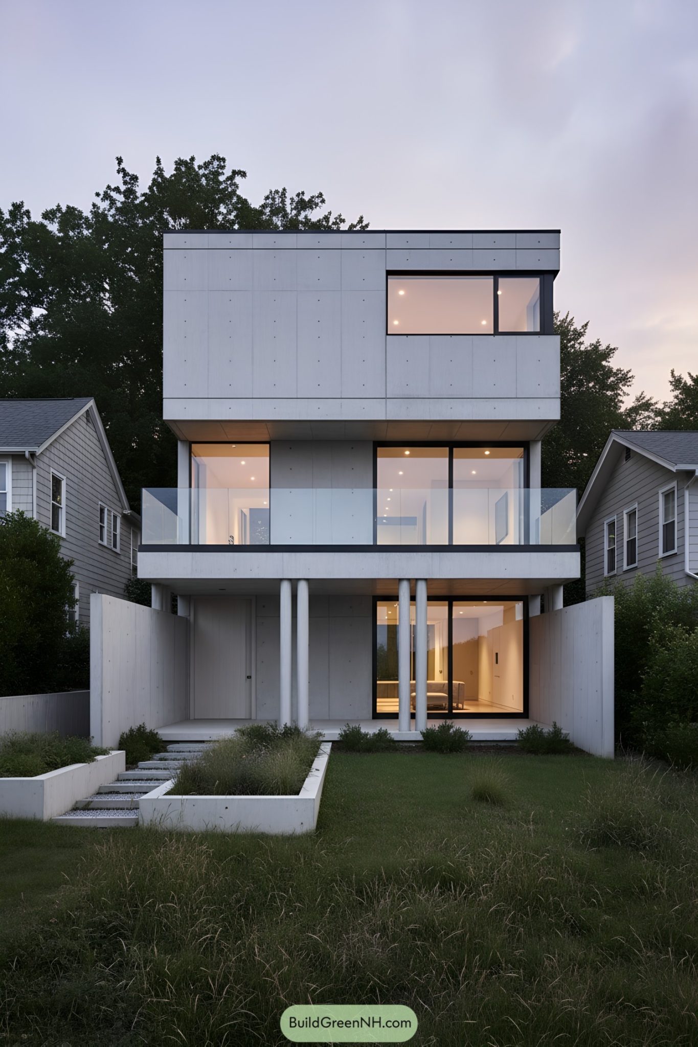 24 Modern Concrete Houses That Stand Out in Trends