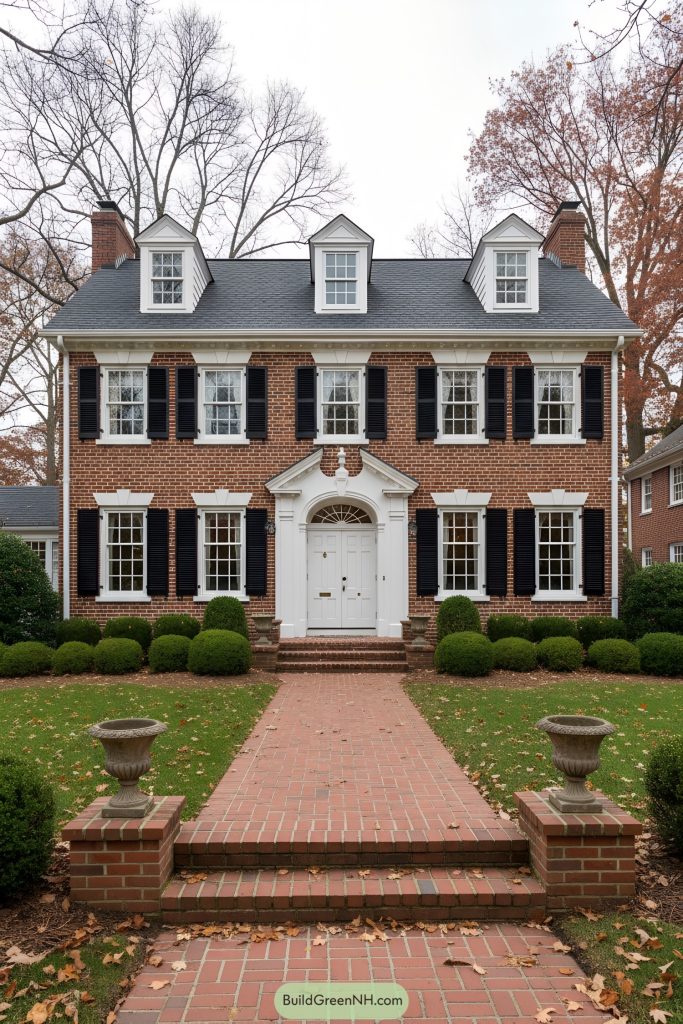 25 Traditional Colonial House Designs That Define Classic Style