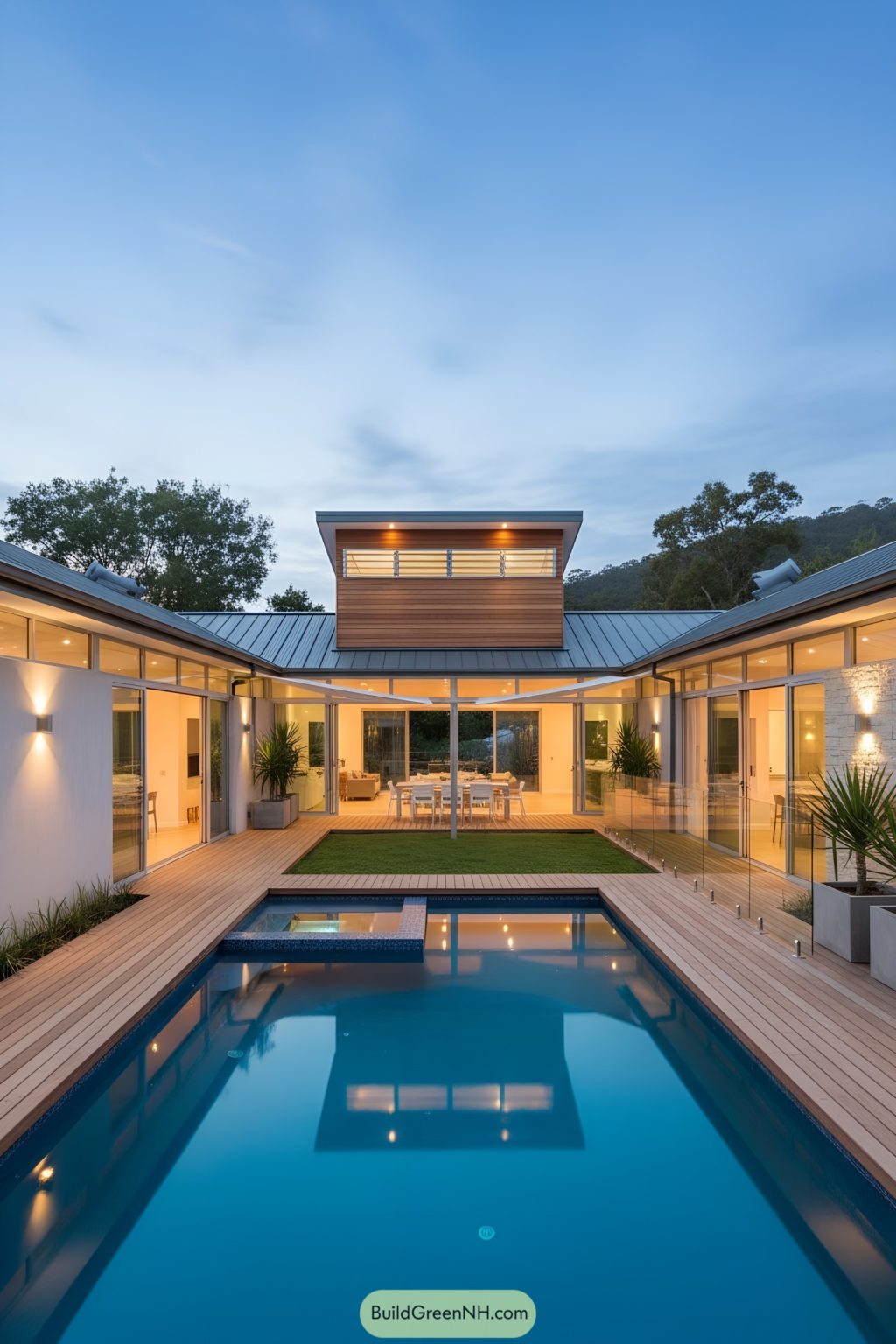 27 U-Shaped Houses With Pools in the Middle