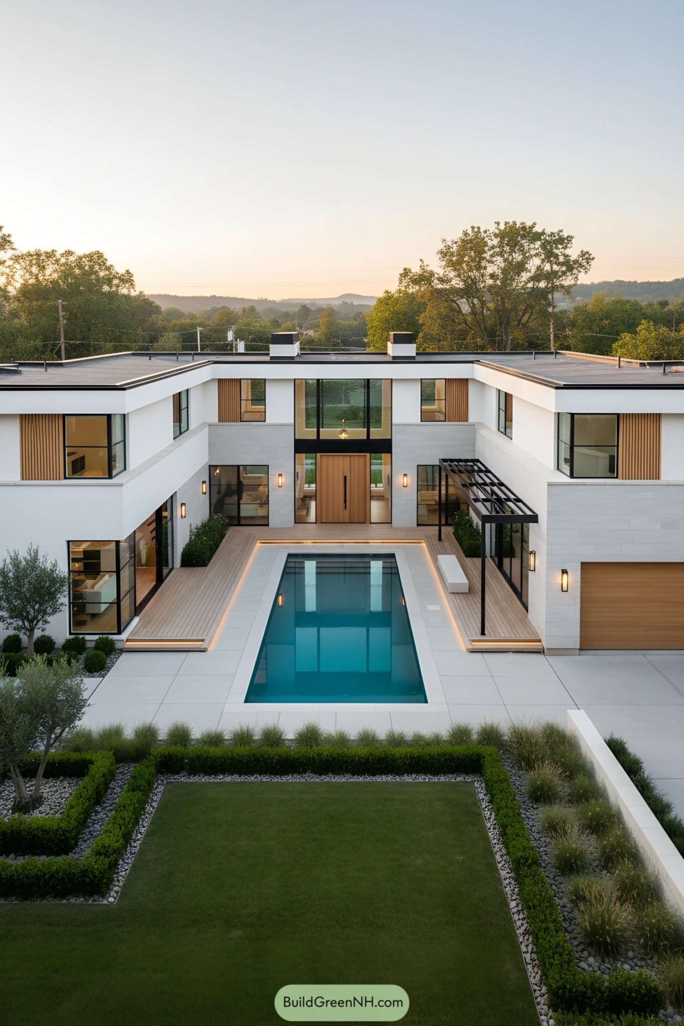 27 U-Shaped Houses With Pools in the Middle