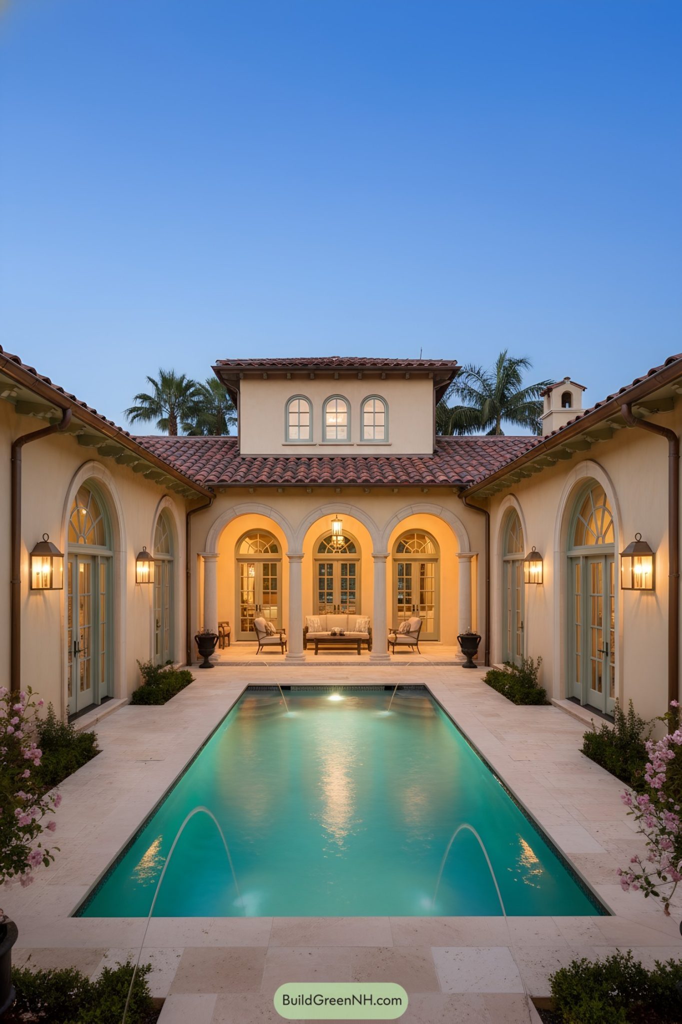 27 U-Shaped Houses With Pools in the Middle