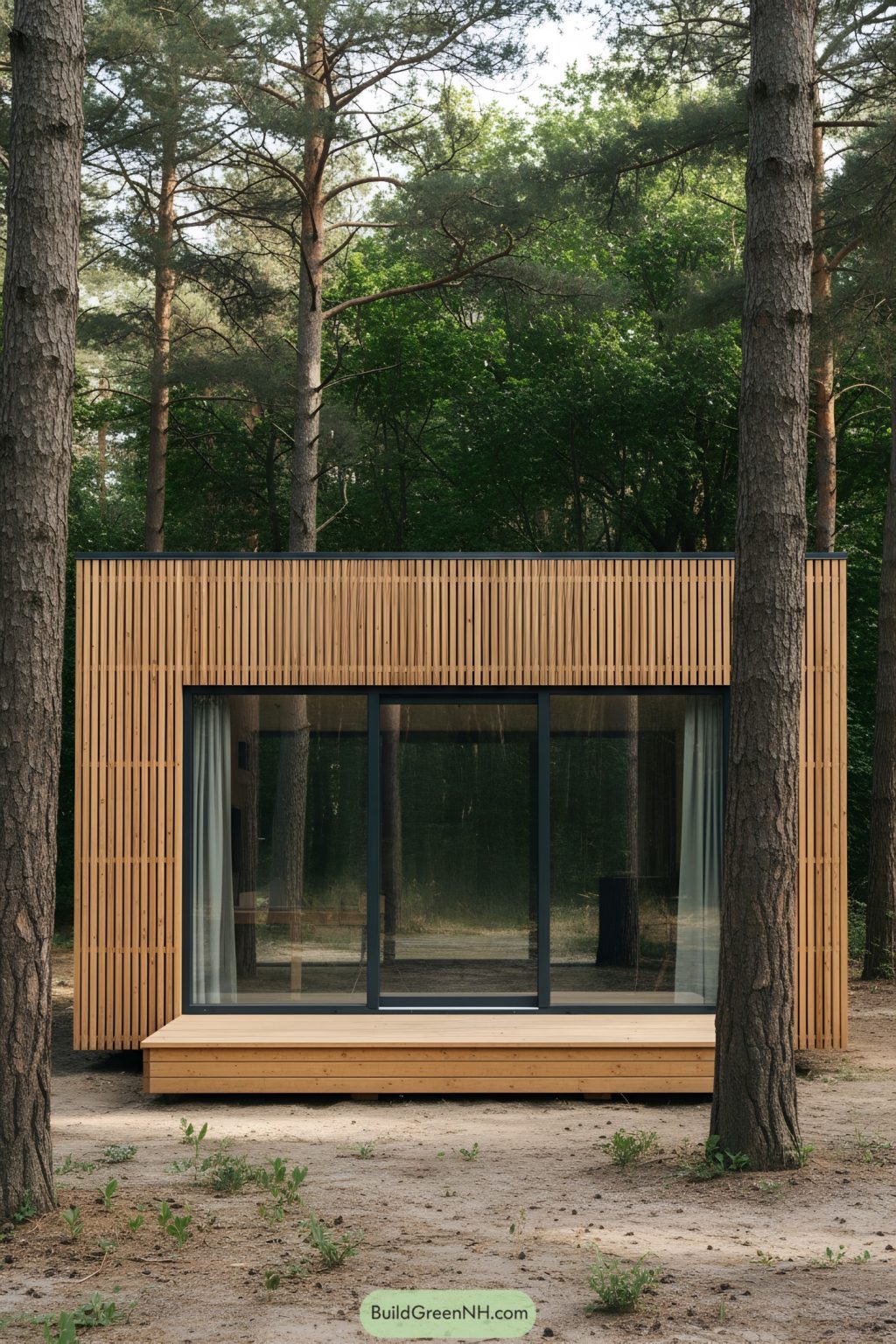 24 Modern Cabin Wooden Facade Designs With Intricate Patterns