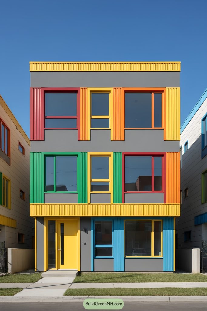 26 Colorful Modern House Facades That Turn Heads