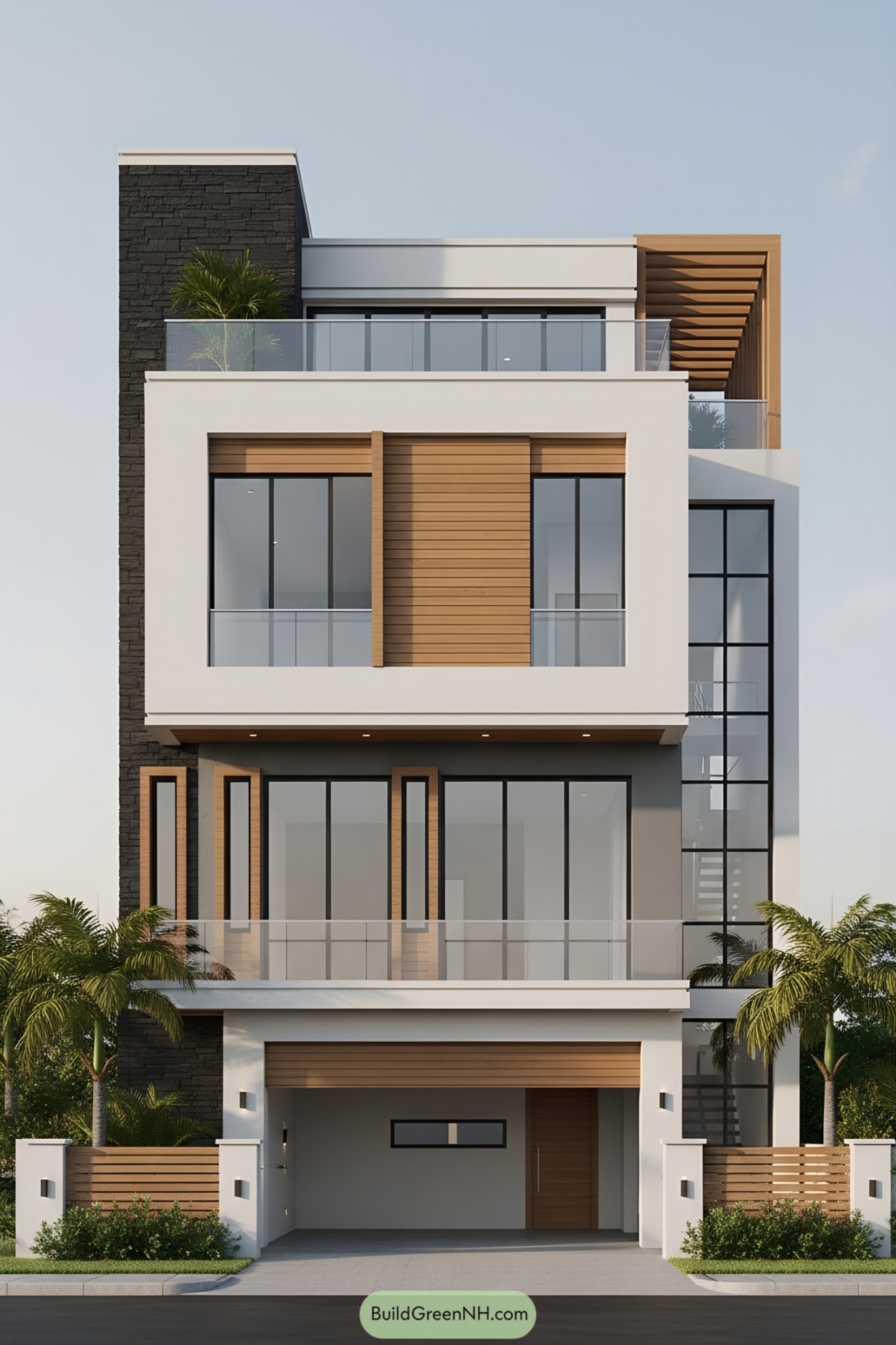 27 Towering Modern 4-Story House Elevation Designs