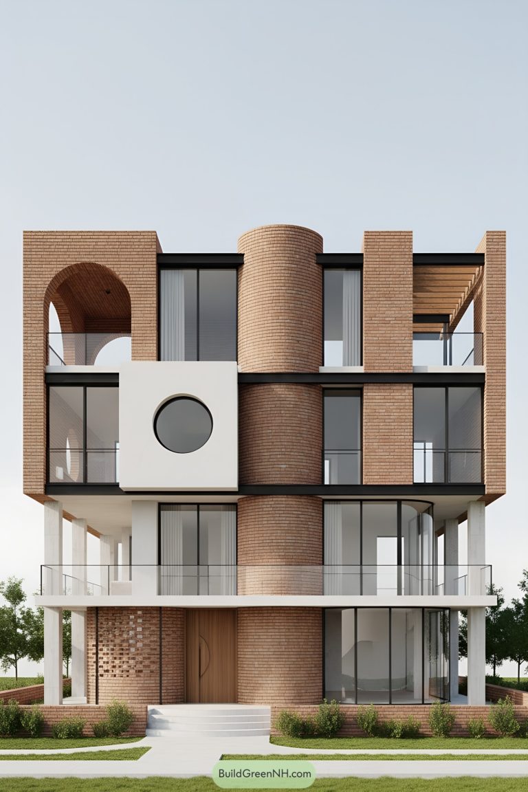 24 Modern Brick House Elevations That Prove Brick Never Goes Out of Style