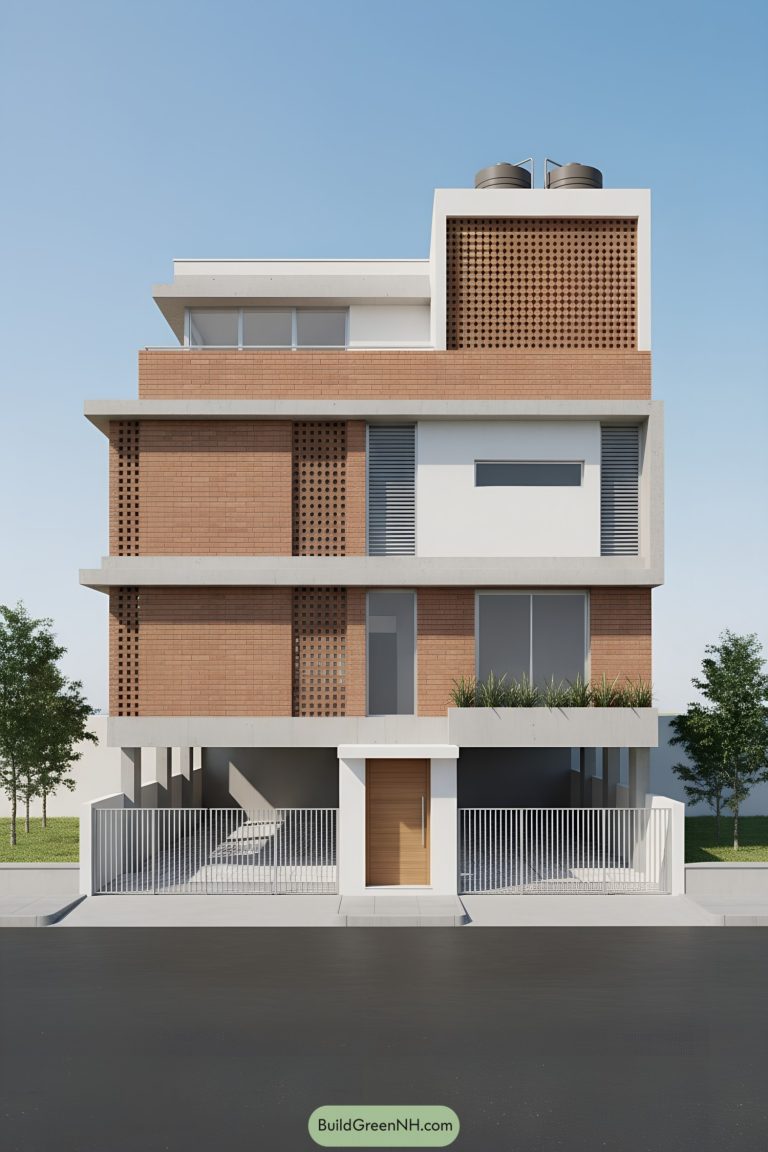 24 Modern Brick House Elevations That Prove Brick Never Goes Out of Style