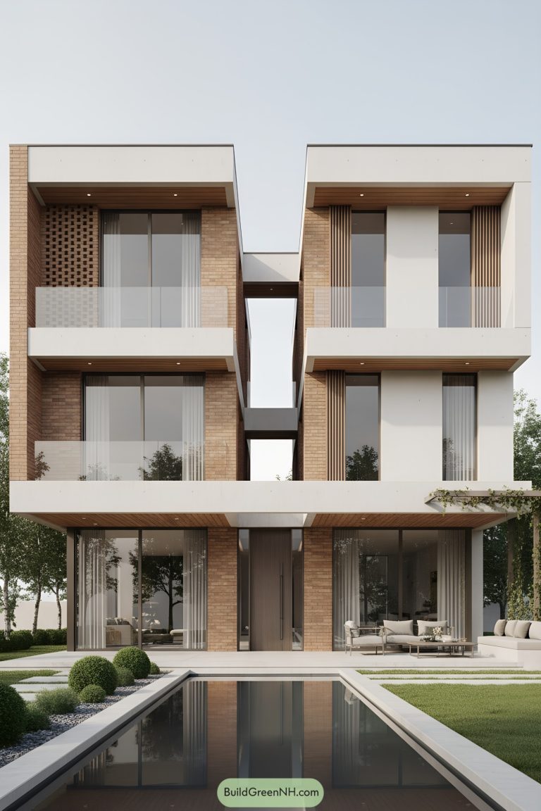 24 Modern Brick House Elevations That Prove Brick Never Goes Out of Style