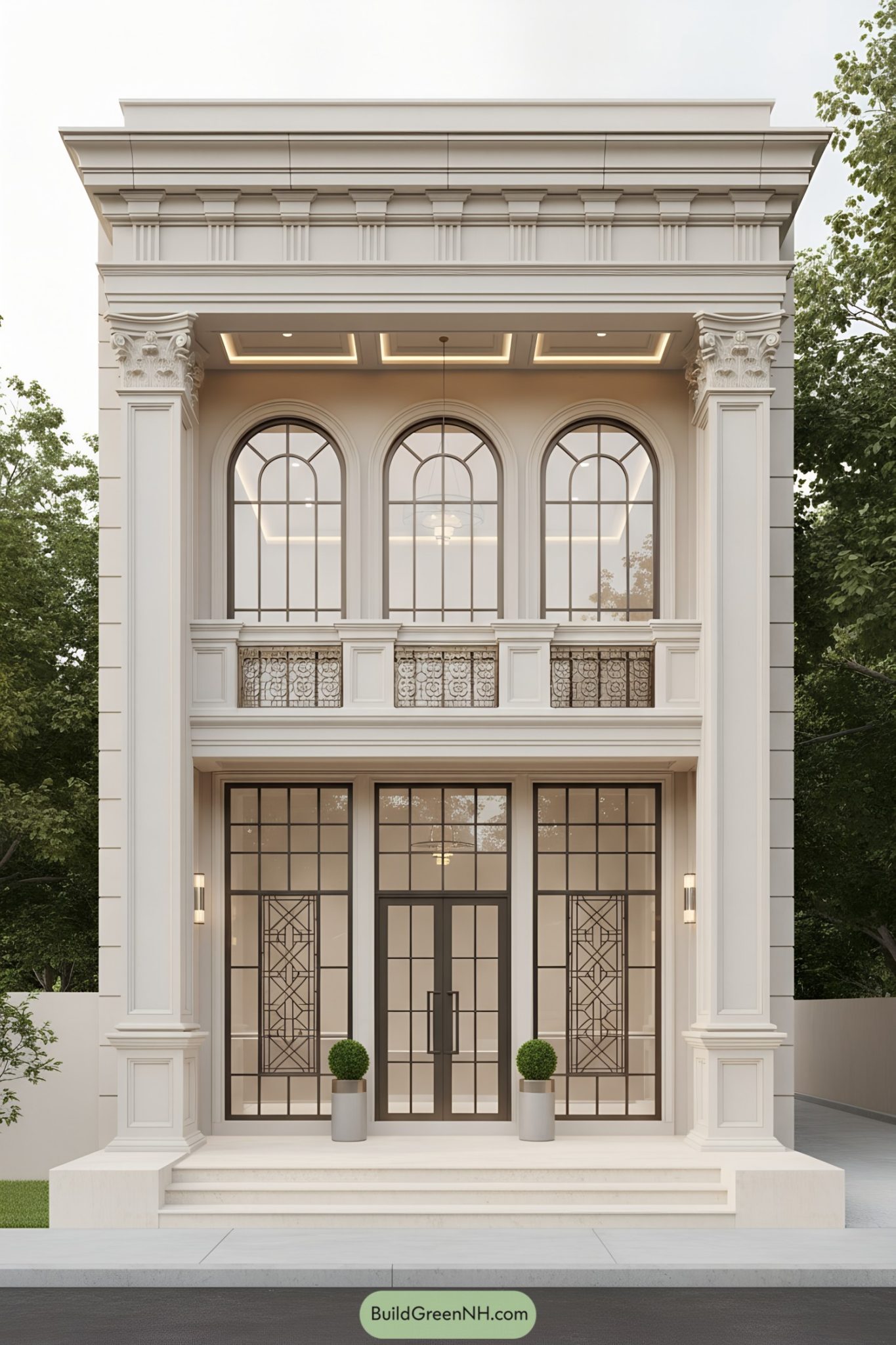 26 Classical House Elevation Designs with Timeless Architectural Detailing