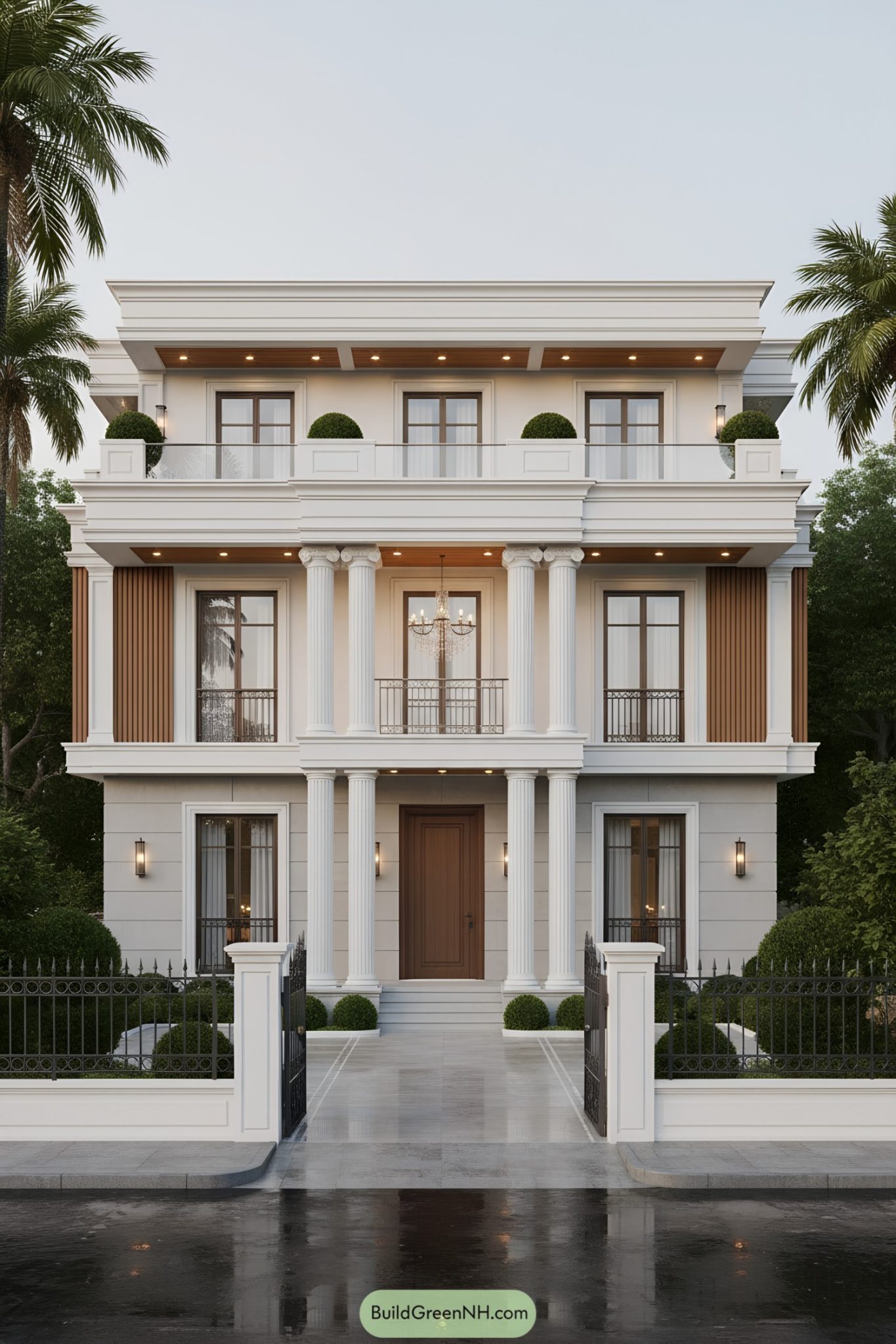 26 Classical House Elevation Designs with Timeless Architectural Detailing