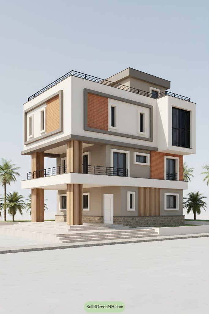 23 Modern House Elevation Color Combinations