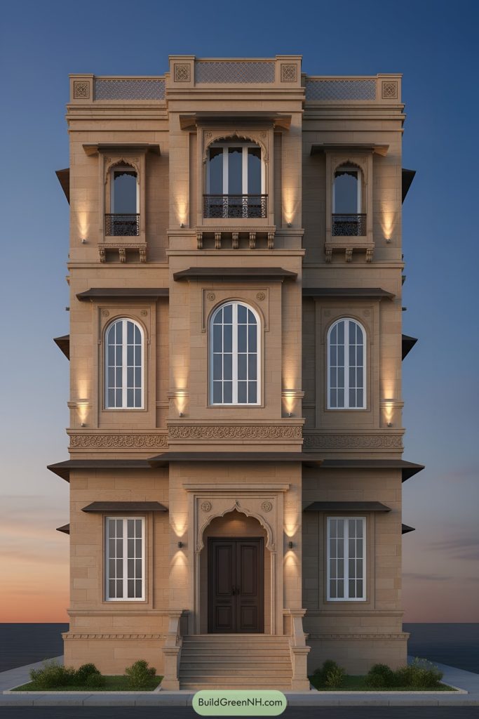 21 Stone House Elevations with Timeless Architectural Appeal