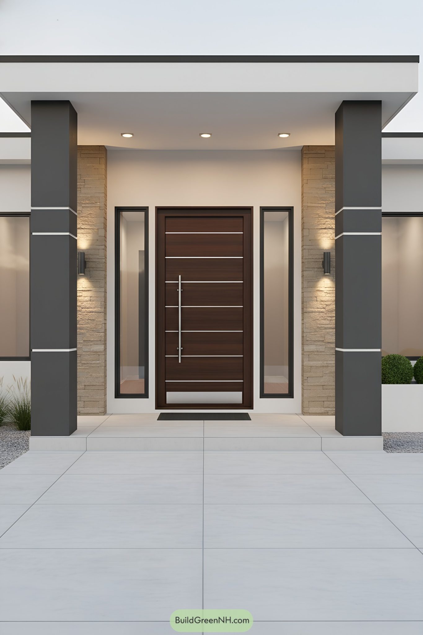24 Modern House Elevations With Textured Walls