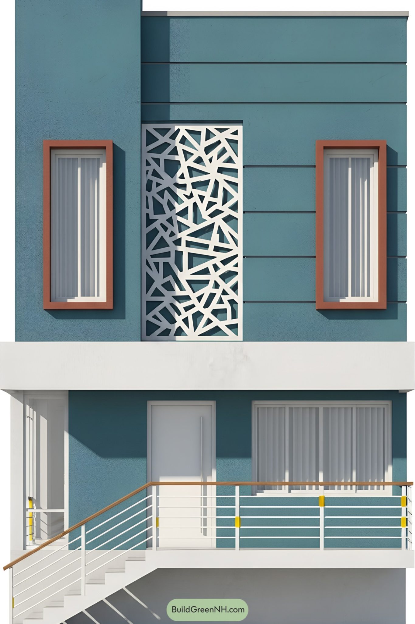 24 Modern House Elevations With Textured Walls