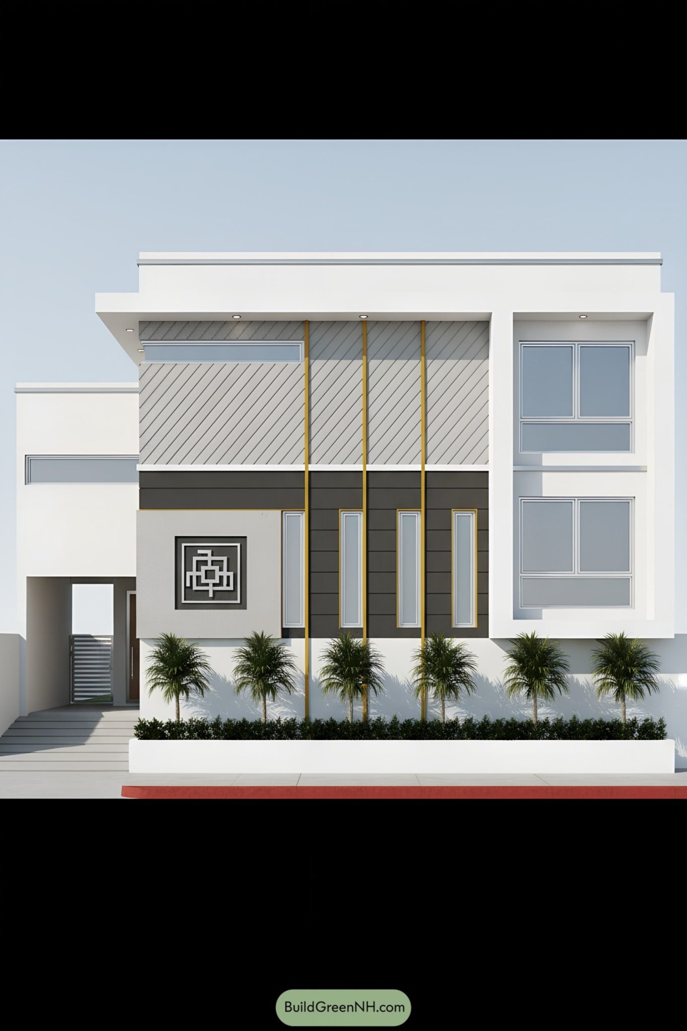 24 Modern House Elevations With Textured Walls