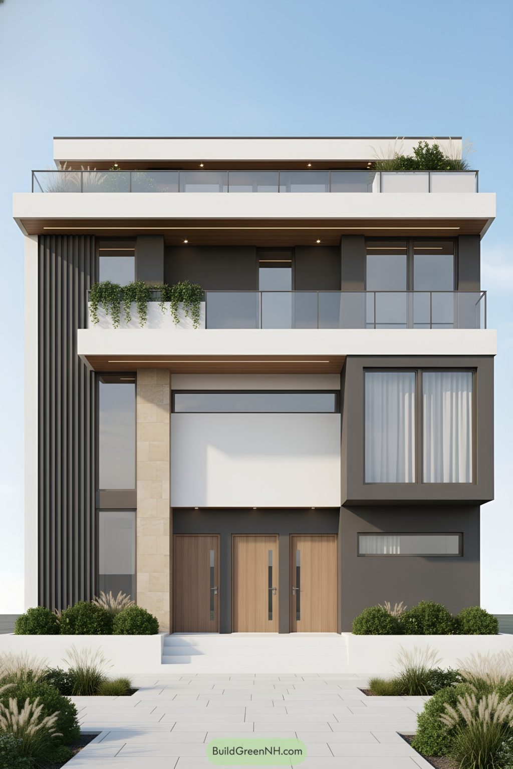 27 Towering Modern 4-Story House Elevation Designs