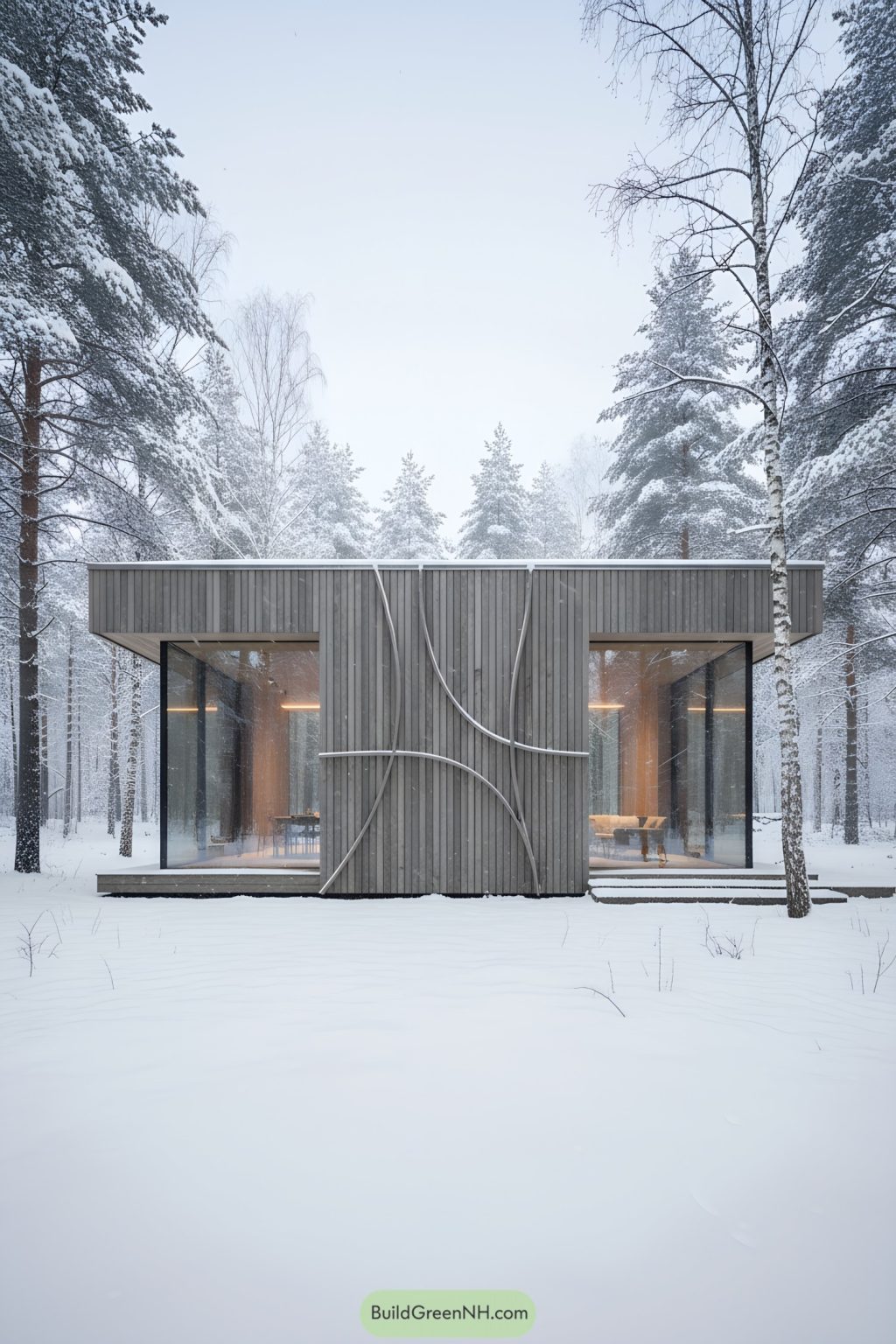 26 Modern Forest Houses Inspired by Nordic Winter Elegance