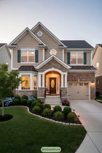 19 Lovely 2000s Style Suburban Houses That Capture Nostalgic Charm