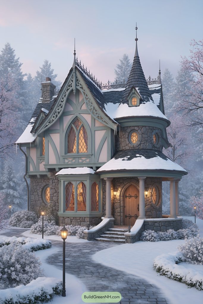 24 Dreamy Winter Cottages in Winter Wonderland