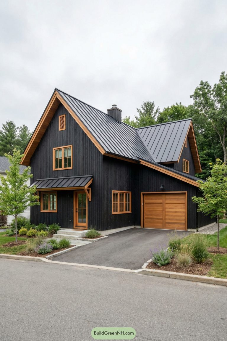 24 Striking Black and Cedar Houses With Stunning Curb Appeal