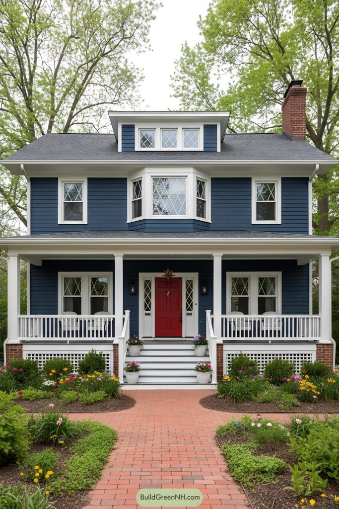 22 Blue House Designs From Coastal Charm to Modern Minimalism