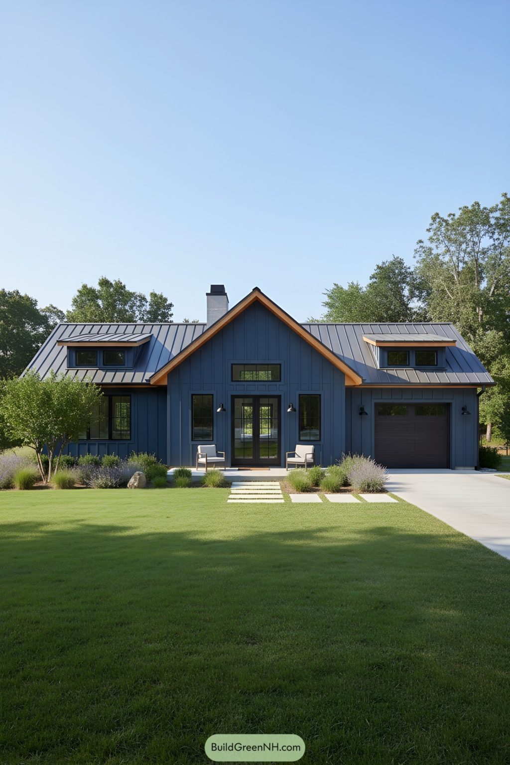 25 Blue Ranch Houses That Prove Color Can Be Timeless