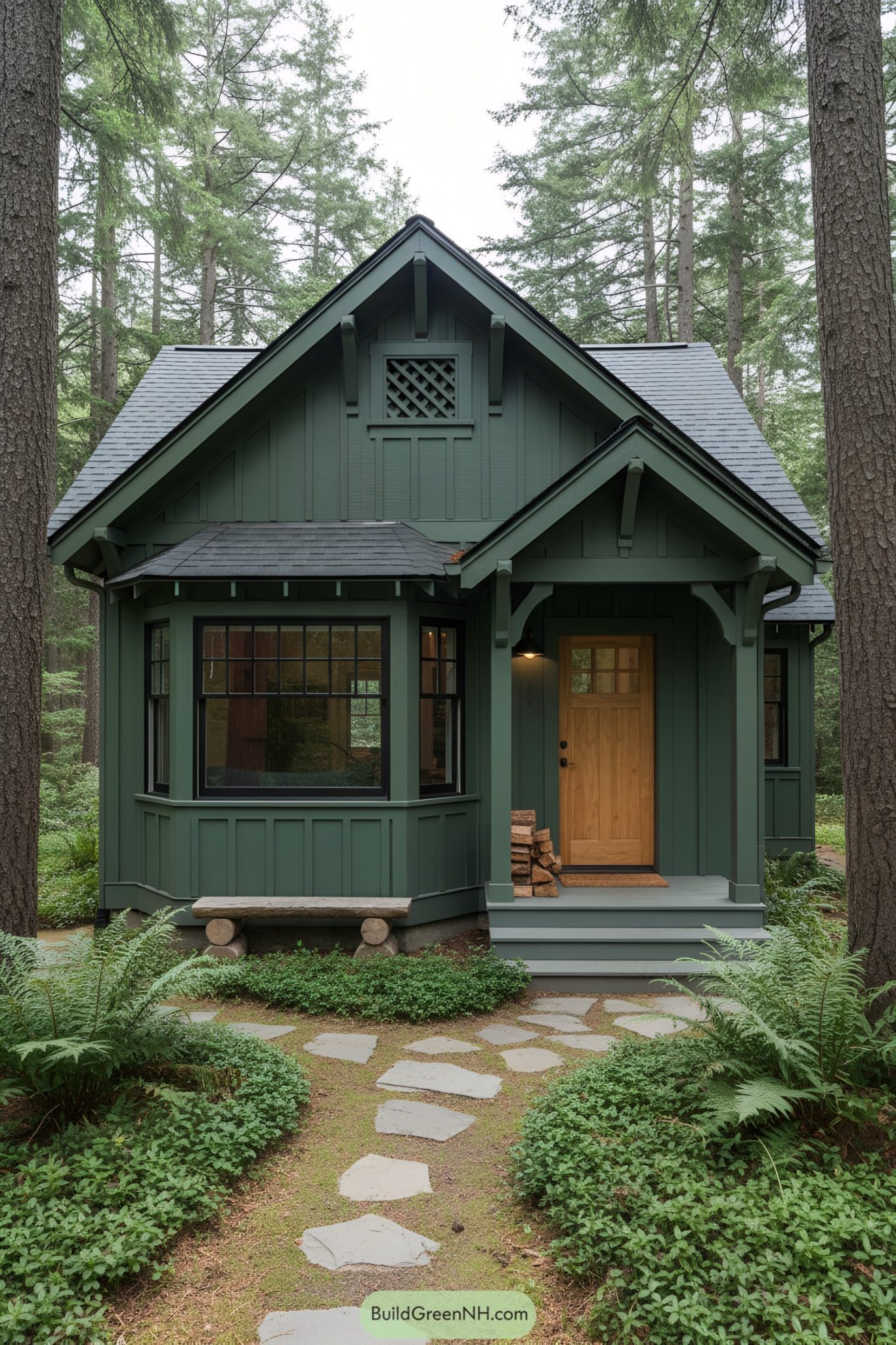 27 Forest Green Houses That Blend Seamlessly with Nature
