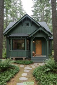 27 Forest Green Houses That Blend Seamlessly with Nature