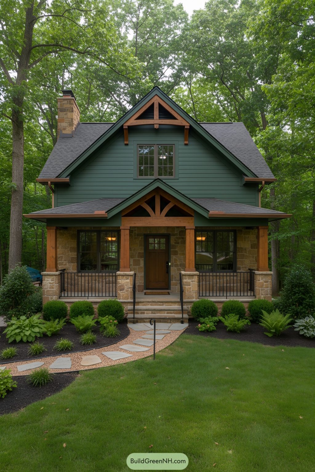 27 Forest Green Houses That Blend Seamlessly with Nature