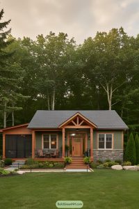 23 Green Ranch Houses With Garden-Friendly Curb Appeal