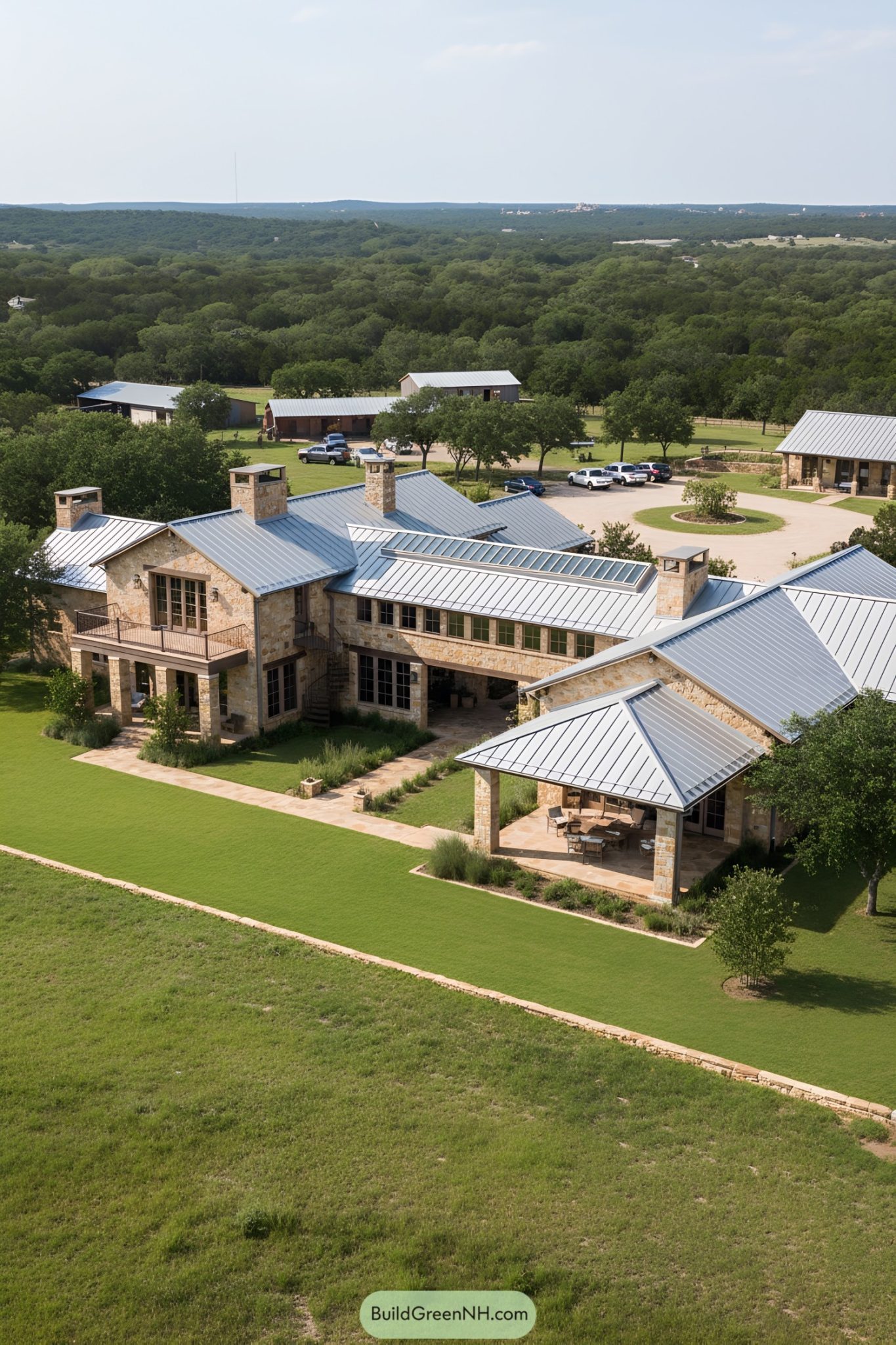 26 Large Ranch House That Add Luxe to Rural Living