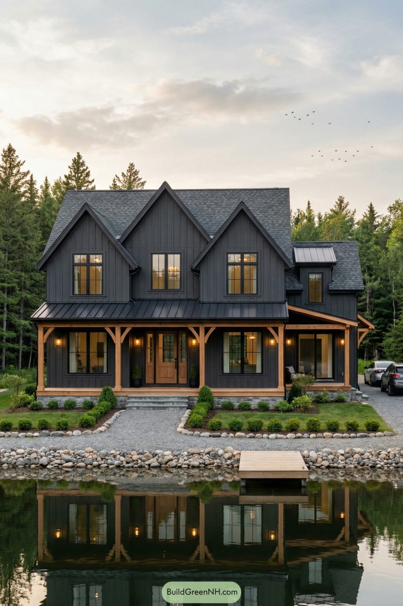 25 Modern Dark Cottages with Subtle Exterior Drama