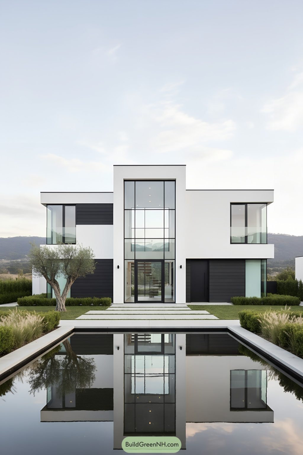 25 Vibrant Modern House Exteriors With Glass Atrium