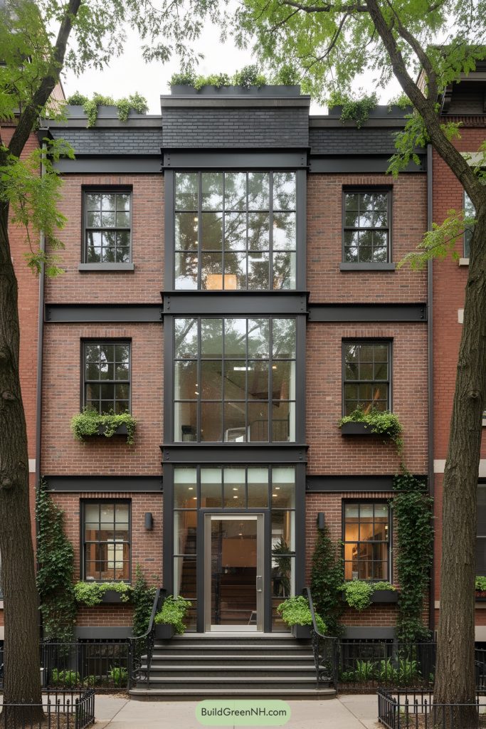 25 Vibrant Modern House Exteriors With Glass Atrium
