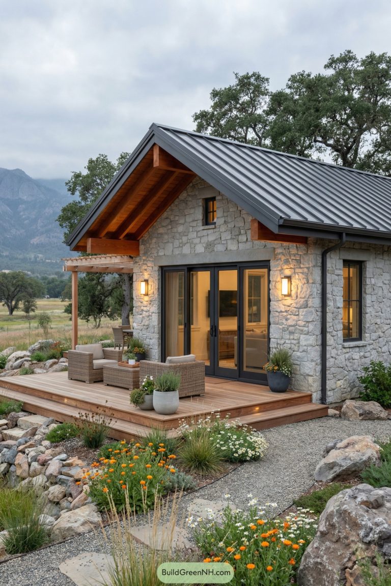 27 Modern Stone Cottages for Stylish Country Living